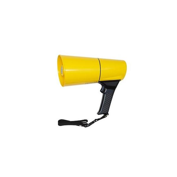 品番：B-2776 拡声器TD501Y商品仕様：●口径109×長さ228mm ●重さ400g ●電池持続時間(音声):約13時間 ●音声通達距離:約160m ●4.5W単三×4(別売) ●防水・防塵性能 ●JISIP66在庫に関して：この商...