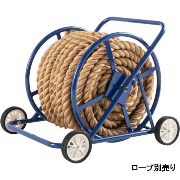 品番：EKA431 綱引きロープ巻取器CP商品仕様：●サイズ：長さ81cm×幅71cm×高さ68cm ●重量：20kg ●持ち上げて方向転換 ●直径16cmタイヤ送料に関して：この商品は、メーカー指定の大型扱い商品となります。通常送料（ご注...
