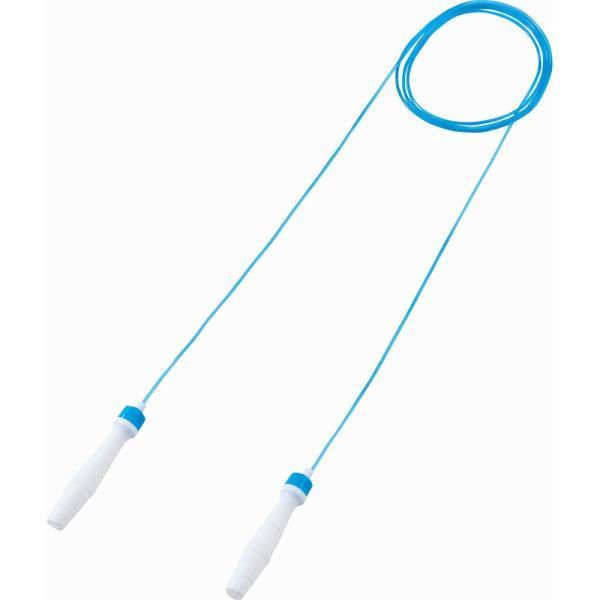 品番：D-7106 なわとび(グリップ/ホワイト)商品仕様：●素材：グリップ/PE、ロープ/PVC ●サイズ：グリップ/23.5mm、長さ/11cm、全長/260cm、ロープ/4mm ●ロープ調整可能 ●グリップ/ホワイト在庫に関して：この...