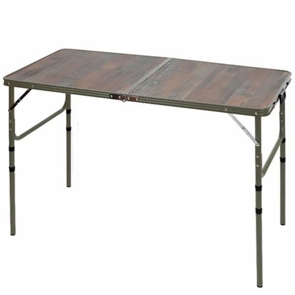 品番：UC-0572 ビストロフォールディングテーブル 90×45商品仕様：●90×45×高さ70・60・47・37cm●収納サイズ(約)/幅45奥行7×高さ45cm●材質/甲板の表面材：合成樹脂化粧繊維板、構造部材：アルミニウム合金(表面...