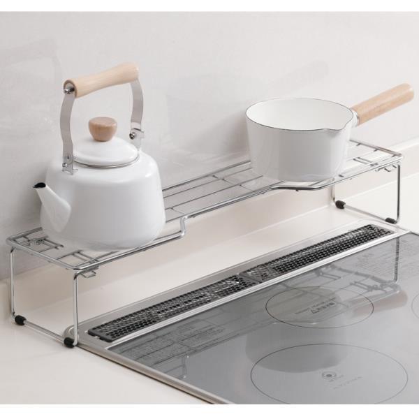 品番：HB-6069 ストレージセレクト コンロ奥ラック600(足折れ式)商品仕様：●製品サイズ(約)：幅620×奥行150×高さ115mm ●重量(約)：665g在庫に関して：この商品は、他サイトでも同時販売いたしております。メーカー在庫...