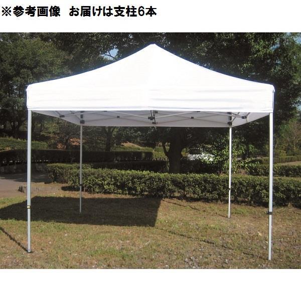 品番：EKA105-90 クイックテント3.0＊6.0 白商品仕様：●奥行300cm×間口600cm×棟高317〜353cm(軒高186〜222cm) ●重量：50kg ●材質：天幕/ポリエステル100%500D(防炎・防水加工)、フレーム...