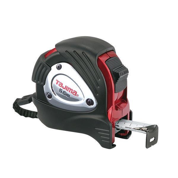 品番：GLP22-55BL Gロックプラス22 5.5m メートル目盛商品仕様：●目盛仕様：メートル目盛、JIS1級、両面目盛 ●テープ幅：22mm ●テープ長さ：5.5m ●ヨンゴーゴーピッチ表示付 ●ストラップ付 ●大型ベルトクリップ付...