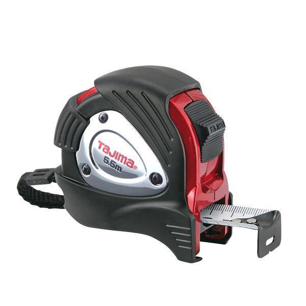 品番：GLP25-55SBL Gロックプラス25 5.5m 尺相当目盛付商品仕様：●目盛仕様：尺相当目盛 ●テープ幅：25mm ●テープ長さ：5.5m ●ヨンゴーゴーピッチ表示付 ●ストラップ付 ●大型ベルトクリップ付 ●爪飛び防止用プロテ...