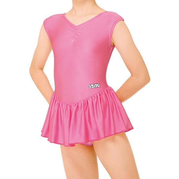 品番：J7000FS-BAP R.G.LEOTARD ジュニア用スカート付きレオタード ベビーピンク商品仕様：●素材：ツーウェイトリコット送料に関して：【送料無料】但し、北海道、沖縄、離島は除きます。在庫に関して：この商品は、他店舗でも同時...