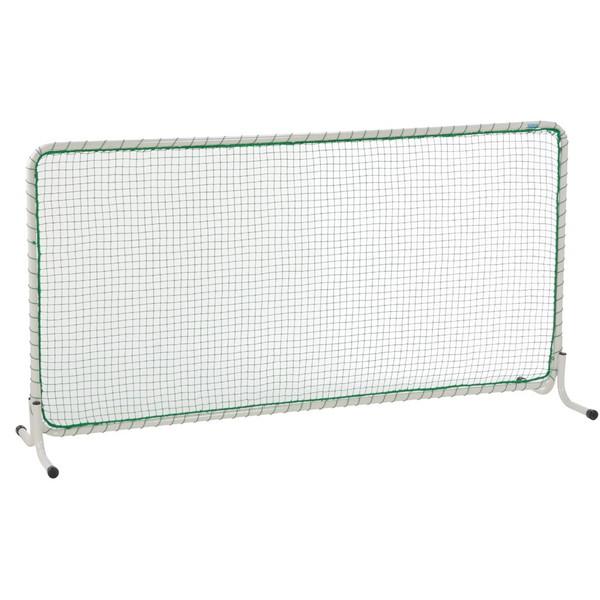品番：S-4879 テニスフェンス アルミ商品仕様：●幅2m×奥行53cm×高さ1.07m ●重量：4.5kg ●枠28mmアルミパイプ ●ネット：ポリエチレン25mm目 ●脚ゴム付 ●組立式送料に関して：この商品は、メーカー指定の大型扱い...