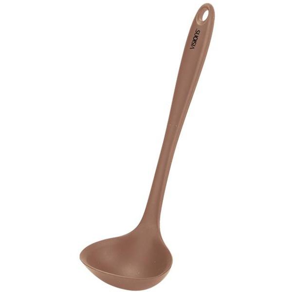 品番：CP-8824 VISIONS シリコーンレードル商品仕様：●製品サイズ(約)：全長305×幅90×高さ70mm ●重量(約)：105g ●材質：表面/シリコーンゴム(耐熱温度/230度)、中芯/ナイロン(耐熱温度/170度)在庫に関...