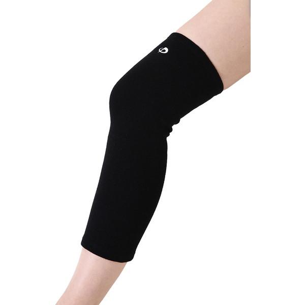 この商品は【メール便】発送となります。代金引換は不可（キャンセルとなります）。 他の商品と同時にご注文された場合、規定の送料がかかります。  品番：AP257004 バレーボールサポーターひざ用 ロング ブラック M商品仕様：●素材：ポリエ...