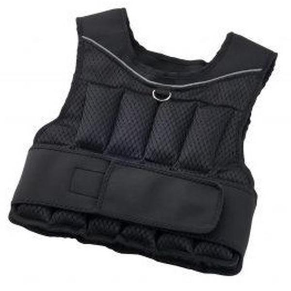 品番：D-5348 パワージャケット10kg商品仕様：●材質/ジャケット：ネオプレン、ポリエステル、ウェイト：砂鉄 ●重量/10kg(0.5kg重り×20個付) ●カラー/ブラック ●付属の重りで0.5kg~最大10kgまで調節可能。送料に...