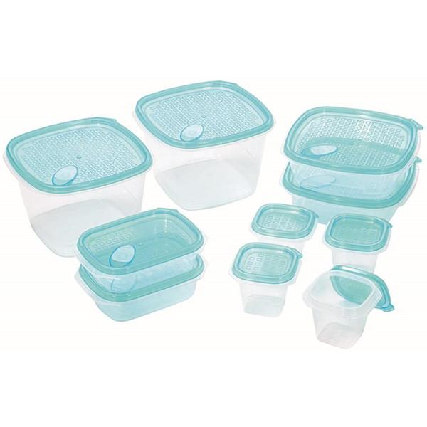 ●誰でも保存上手になれて下ごしらえにも大活躍！ ●冷蔵庫内もスッキリ見える！ ●使い勝手と冷蔵庫内のスッキリ感(収納性)にこだわり抜いたコンテナのセット！ ●軽く押すだけで簡単にフタが閉まる！ ●冷凍庫から電子レンジまで対応。 ●蒸気抜き付...