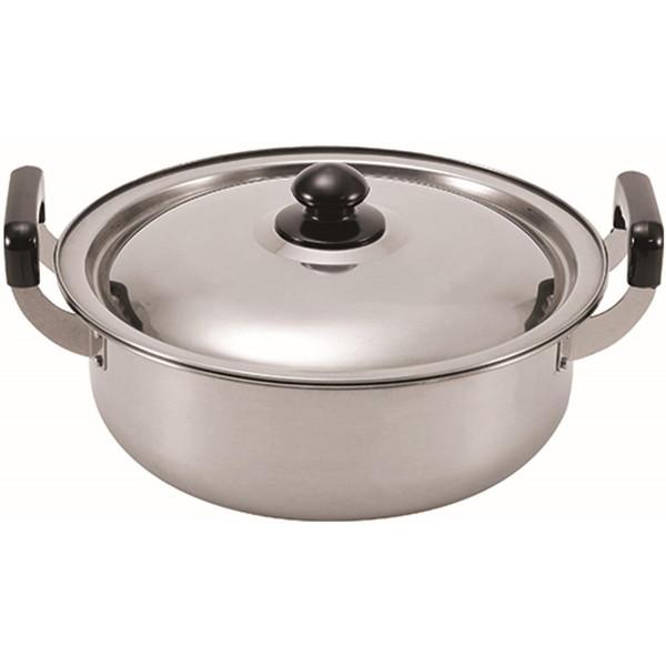 ●お手ごろサイズが人気のヒミツ！ 品番：TF-104 たらふく IH対応 大型鍋 26cm商品仕様：【商品サイズ】340×290×157mm(満水：5.2L) 【商品重量】950g 【材質】本体/ステンレス鋼(クロム13%)(底の厚さ：0....