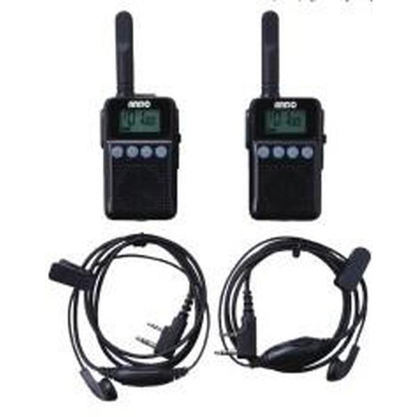 ●免許、登録不要でかんたん操作。●防水・防塵機能あり。品番：D-1148 小電力防滴トランシーバー T20-485V-2P商品仕様：●サイズ：幅53x奥行42x高さ137mm●材質：本体/ABS樹脂●重量：88g●免許、登録不要●防水・防塵...