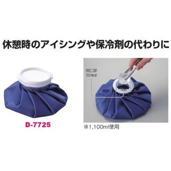 品番：D-7725 アイスバッグ(氷のうS)商品仕様：●容量：400ml●サイズ：開口部/50mm直径●材質：キャップ/ポリスチレン・シリコンパッキン、注水口/ポリスチレン・アルミ、生地/ポリエステル(裏地PVCコーティング)検索ワード：ア...