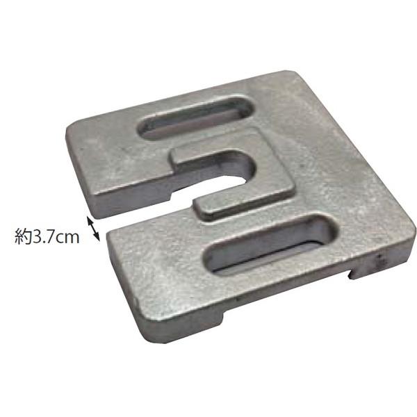●耐久性にすぐれたメッキタイプ。●重ねて使用できます。品番：K-2168 テントウェイト10kg商品仕様：●材質：スチール●サイズ：幅23.5cm×高4.5cm×奥23.5cm●重さ：約10kg●表面メッキタイプ●重ね置き可(K-2168の...