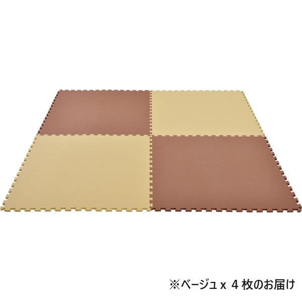 ●防炎、抗菌防臭、同色4枚1組品番：K-636-BE 防炎クッションジョイントマット ベージュ商品仕様：●商品本体サイズ：幅100cm×長100cm×厚1.5cm●材質：EVA検索ワード：ジョイントマット マット 運動マット 体操マット 体...