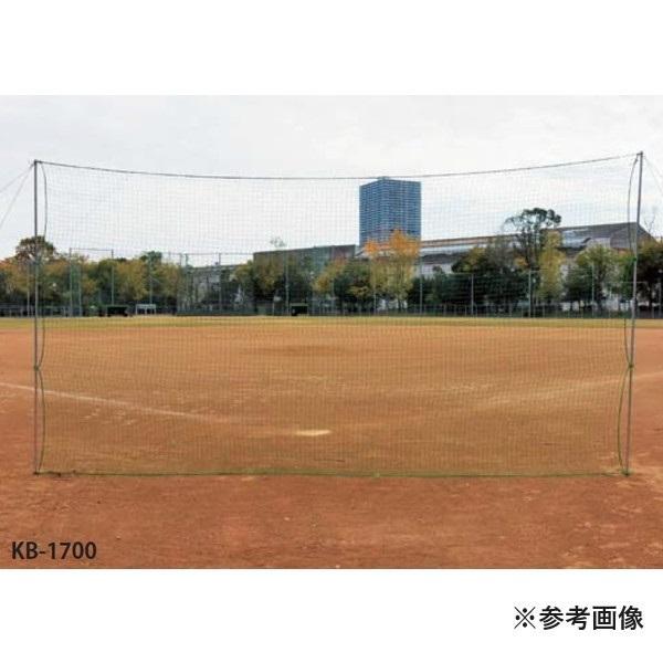 ●クイ、張ロープ、広口収納バッグ、ポール収納袋付品番：KB-1701 バックネットST緑andポールセット商品仕様：●サイズ：幅7m×高3m●材質：ネット/ポリエチレン440T/21本、ポール/スチール(KB-1712)検索ワード：ネット ...