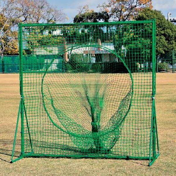 ●シングルネット●ネットandフレームセット品番：KB-504 トスネットandフェンス32 シングルネット商品仕様：●ネット太さ：440T/44本●対応：ソフト・軟式向●材質：フレーム/スチール31.8mm直径、ネット/ポリエチレン●サイ...