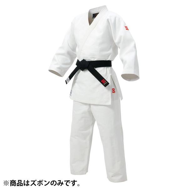 ●全柔連新規格基準、IJF公認モデル。●国内及び国際大会選手用。●全柔連主催大会における柔道衣(及び帯)ガイダンスの全ての項目を満たしております。●ズボンのみ販売になります。●二重織刺子生地引張り強度は縦横共2700N以上。品番：JOIP4...