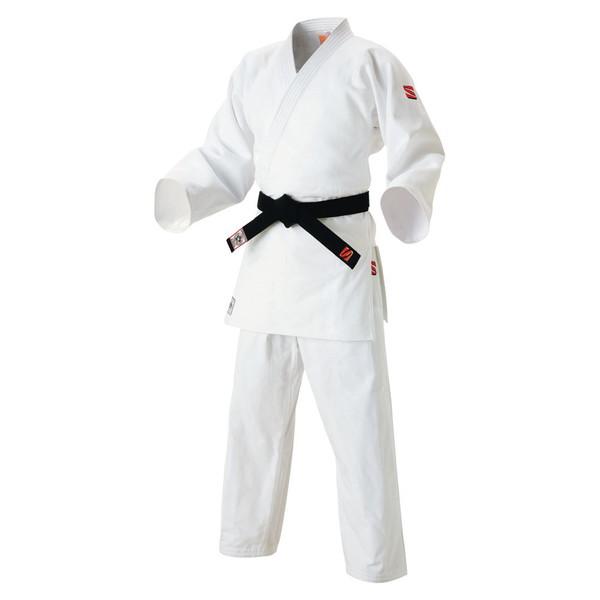 ●全日本柔道連盟新規格基準品。●サンフォライズ加工済み柔道衣です。●JOWIは、軽量対応柔道衣で肌ざわりもソフトです。●帯は別売りです。品番：JOWI25L JOWI 選手用 上下セット  2.5 Lサイズ商品仕様：●手足の長さ:手の長さ(...