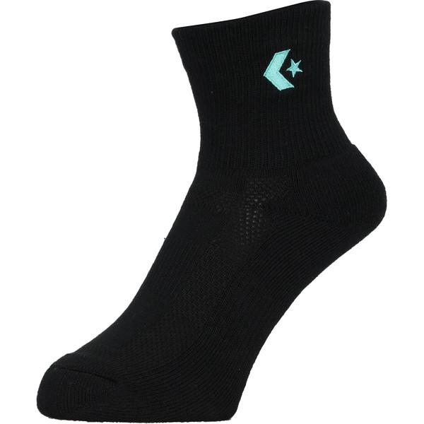 ●3本のパイルループを4本にした事により、通常のパイルソックスよりも厚みが増して、履き心地UPなうえにへたりにくい。品番：CB151052-1941 ニューミドルクッションソックス ブラック×パステルグリーン商品仕様：●素材：ポリエステル・...