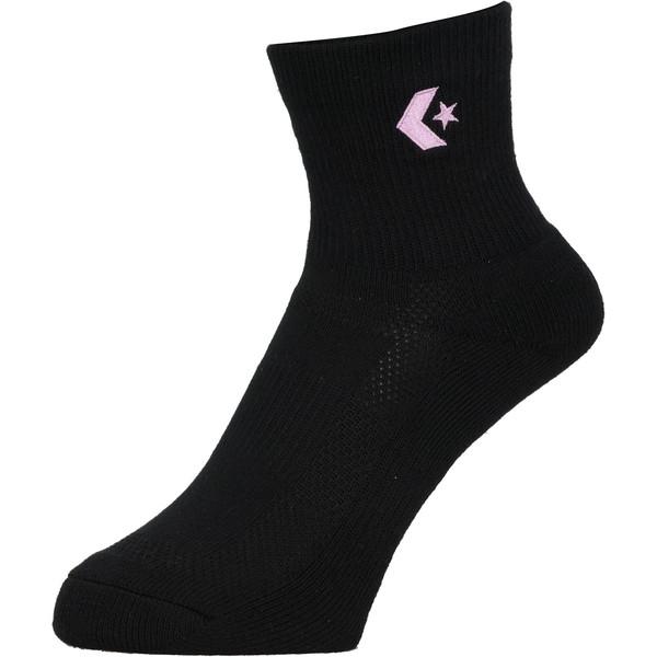 ●3本のパイルループを4本にした事により、通常のパイルソックスよりも厚みが増して、履き心地UPなうえにへたりにくい。品番：CB151052-1971 ニューミドルクッションソックス ブラック×パステルパープル商品仕様：●素材：ポリエステル・...