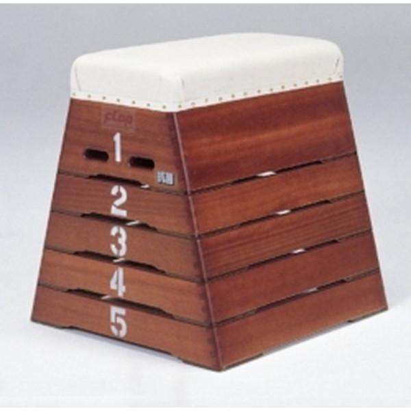 ●商品サイズ：高70×長70×上幅35-下幅65cm●良質ラワン材（防腐・防虫処理）・コーナーロッキング・各段スベリ止ゴム付き・各段中間補強材付き品番：F2110 とび箱 特小５段商品仕様：●商品サイズ：高70×長70×上幅35-下幅65c...