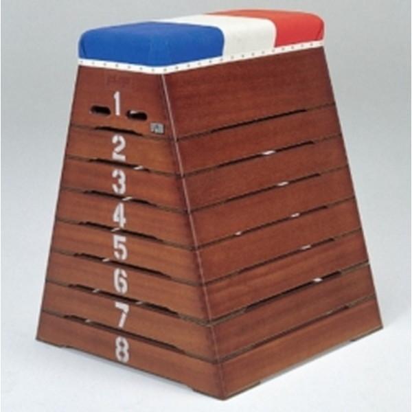 ●商品サイズ：高100×長80×上幅35-下幅80cm●良質ラワン材（防腐・防虫処理）・コーナーロッキング・各段スベリ止ゴム付き・各段中間補強材付き品番：F2021 とび箱 指導用小８段商品仕様：●商品サイズ：高100×長80×上幅35-下...