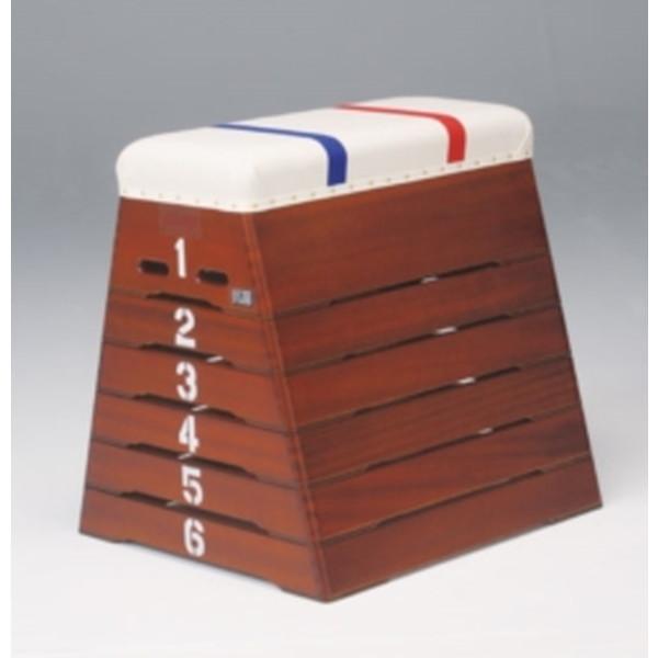 ●商品サイズ：高80×長80×上幅35-下幅70cm●良質ラワン材（防腐・防虫処理）・コーナーロッキング・各段スベリ止ゴム付き・各段中間補強材付き品番：F2024 とび箱 指導用ライン入小６段商品仕様：●商品サイズ：高80×長80×上幅35...