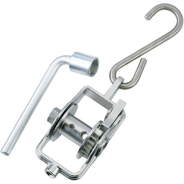 ●商品重量：680g●素材：ステンレス●巻取レンチ付品番：B-4103 ワンタッチリールA商品仕様：●商品重量：680g●素材：ステンレス●巻取レンチ付検索ワード：リール ワンタッチリール コースロープ プール 水泳 トーエイライト