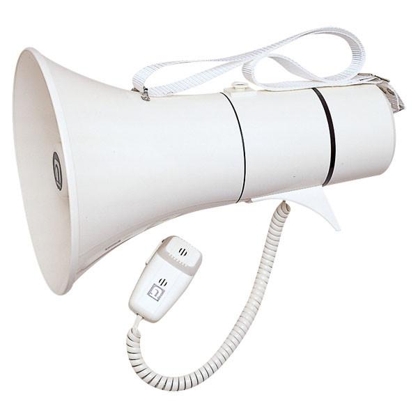 ●肩にかけても置いてもOK、疲れず使いやすいショルダータイプ品番：B-3439 拡声器TM205商品仕様：●商品サイズ：口径210×320mm●商品重量：1.1kg●13W●電池持続時間(音声):約13時間●音声通達距離:約400m●当社拡...