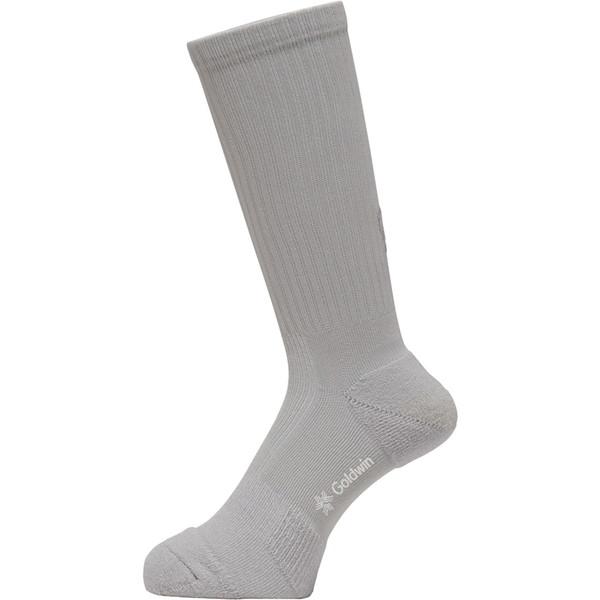 ●紙の糸を使用して作った、ドライ感が特徴のソックス。品番：GC25101-XG ペーパーファイバー アーチサポート パイルミッドソックス ミックスグレー商品仕様：●素材：ポリエステル、ナイロン、分類外繊維(紙)、ポリウレタン●日本製送料に関...