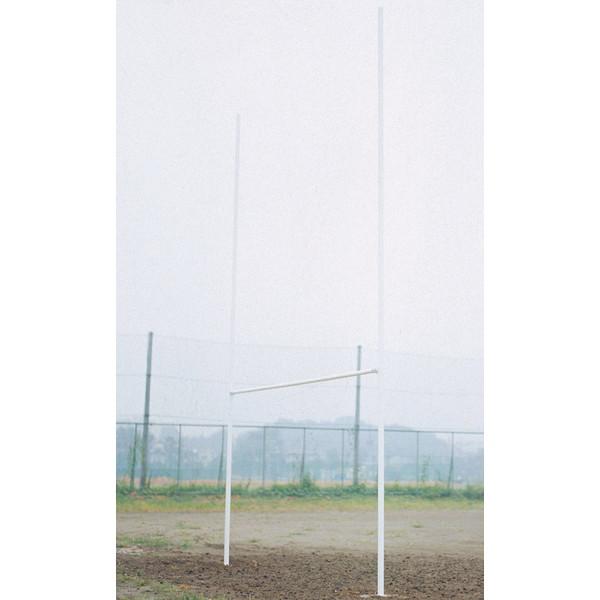 ●数量／2台1組●主材／直径80●寸法／高さ7m（埋箱付）●重さ／210kg●アルミ●ウレタン無鉛塗装●※別途基礎工事が必要となる場合がございます。品番：B-450 アルミラグビーゴール商品仕様：●数量／2台1組●主材／直径80●寸法／高さ...
