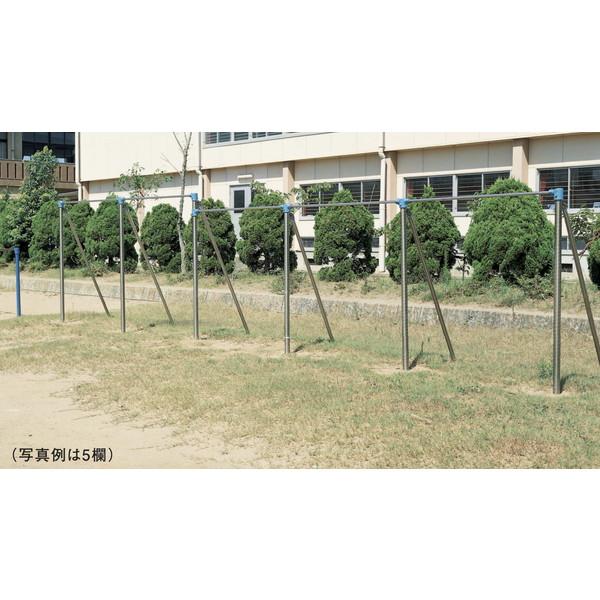 ●※高さは1.8ｍ〜2.3ｍの間で製作しておりますので、高さを0.1ｍ単位でご指定ください。品番：S-27 ステンレス高鉄棒 初欄商品仕様：●主材／直径60ステンレス 控直径38ステンレス シャフト直径28ステンレス 接続金具ダクタイル鋳鉄...