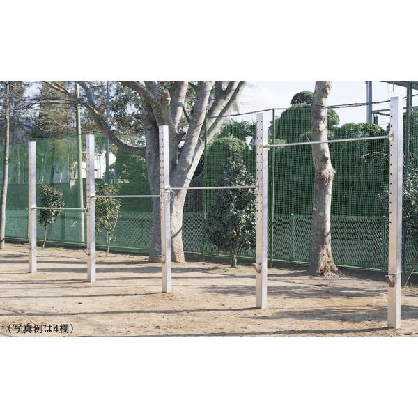 ●主材／ステンレス100角 ステンレスシャフト直径28●寸法／芯々1.84m 最高2.3m〜1.4m●10段式●調節ピン、ジョイントはスチールです。●ステンレス ●※別途基礎工事が必要となる場合がございます。品番：S-31-1 ステンレス高...