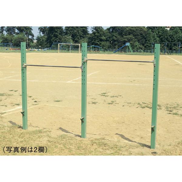 ●主材／100角●寸法／高さ14m〜2.3m 芯々1.84m●無鉛塗装●※別途基礎工事が必要となる場合がございます。品番：A-31 屋外用調節式高鉄棒 メッキシャフト 初欄商品仕様：●主材／100角●寸法／高さ14m〜2.3m 芯々1.84...