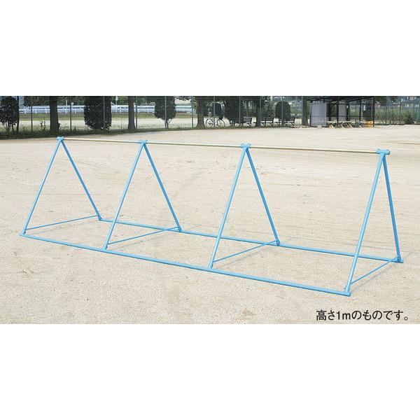 ●※高さは、0.8m、0.9m、1m、1.1m、1.2mで製作しておりますので、　高さの指定をお願いします。品番：A-361 移動式三角鉄棒三連式商品仕様：●主材／直径27GP丸パイプ●寸法／全幅3.6m×全高1m×奥行1.15m●重さ／3...