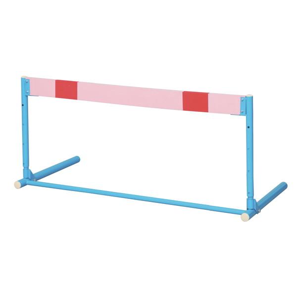 ●EVA材バーを使用していますので、足があたっても痛くありません。品番：J-203 折タタミソフトハードル 小学校用 ピンク商品仕様：●材質／鉄（31.8mm管）、EVA材バー（折りたたみ式）●寸法／幅1000mm×高さ440・520・60...