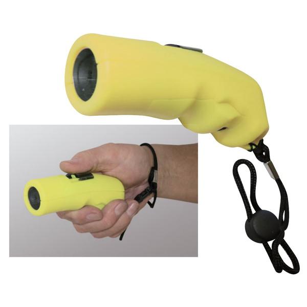 ●ボタンで鳴らす衛生的なホイッスル。●ボタンカバーが付いているので、誤作動を防止できます。●スポーツ以外に防犯や防災にも使用できます。●音量も十分あり、遠くにいても聞こえます。品番：E-111 電子ホイッスル商品仕様：●寸法／幅3.5cm×...