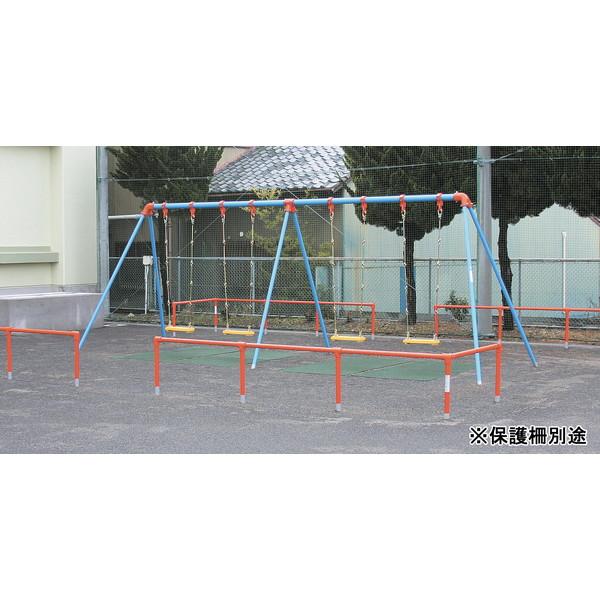 ●主材／直径76×直径48●寸法／全長6.42m×全幅2.2m×全高2.24m 椅子の長さ1.69m●無鉛塗装●本製品は、「遊具の安全に関する規準」JPFA-SP-S:2024に準拠しています。●本製品の鋼材、鋼管は亜鉛メッキ材使用。●※別...