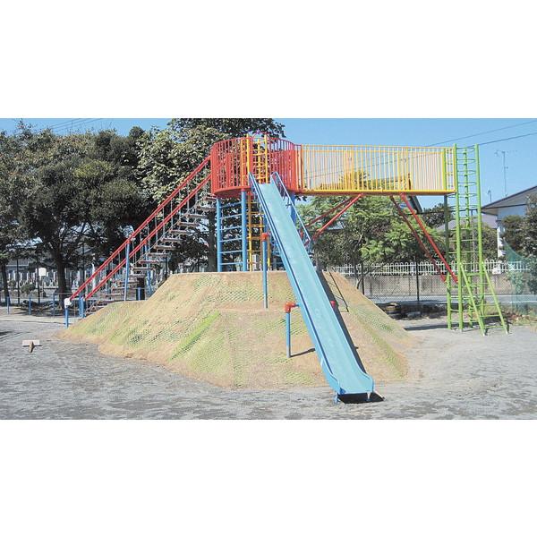 ●既設の小山を利用し、色々な方法で山登り。品番：KB-49 コンビネーション商品仕様：●寸法／全長14.3m×全幅11.1m×全高4.7ｍ（平地部より）●無鉛塗装●本製品は、「遊具の安全に関する規準」JPFA-SP-S:2024に準拠してい...