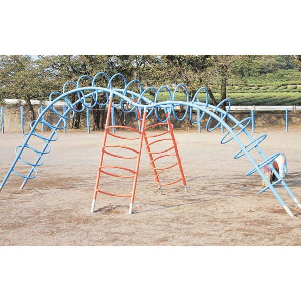 ●主材／直径48●寸法／全長5m×全高2.1m×奥行2.1m●無鉛塗装●本製品は、「遊具の安全に関する規準」JPFA-SP-S:2024に準拠しています。●本製品の鋼材、鋼管は亜鉛メッキ材使用。●※別途基礎工事が必要となる場合がございます。...