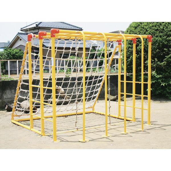 ●主材／直径60.5スチールパイプ●寸法／全長2.49m×全幅2.5m×全高2ｍ●基礎工事は、コンクリートを使用しない定置式。杭で固定です。●無鉛塗装●本製品は、「遊具の安全に関する規準」JPFA-SP-S:2024に準拠しています。●本製...