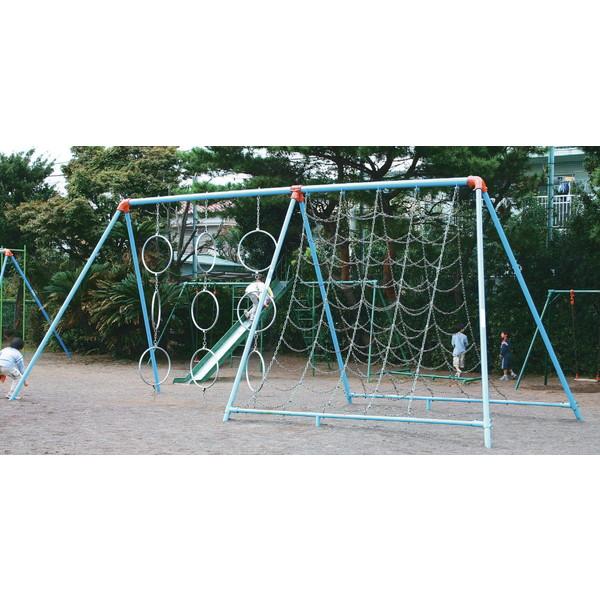 ●主材／80AGP●寸法／全長5.5m×全高3m×奥行2.8m●無鉛塗装●本製品は、「遊具の安全に関する規準」JPFA-SP-S:2024に準拠しています。●本製品の鋼材、鋼管は亜鉛メッキ材使用。●※別途基礎工事が必要となる場合がございます...