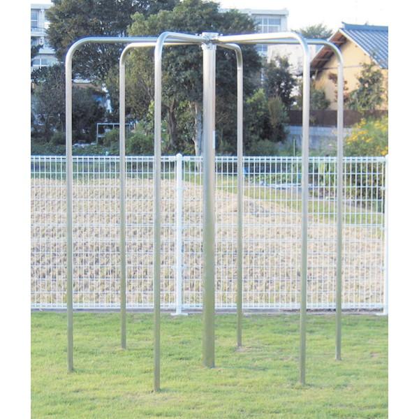 ●主材／直径89.1 登棒／直径42.7●寸法／直径2m×全高2.5m●重さ／90kg●ステンレス●本製品は、「遊具の安全に関する規準」JPFA-SP-S:2024に準拠しています。●本製品の鋼材、鋼管は亜鉛メッキ材使用。●※別途基礎工事が...