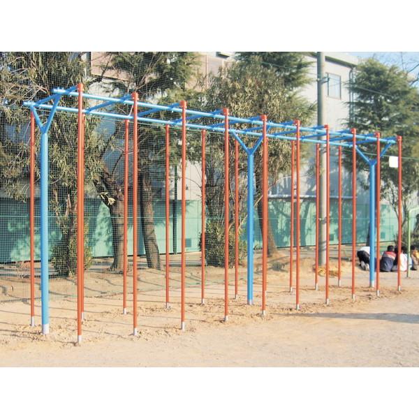 ●寸法／全長7.2m×全高2.9m×奥行1.4m●無鉛塗装●本製品は、「遊具の安全に関する規準」JPFA-SP-S:2024に準拠しています。●本製品の鋼材、鋼管は亜鉛メッキ材使用。●※別途基礎工事が必要となる場合がございます。品番：D-9...