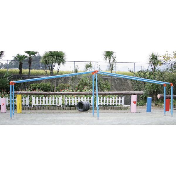 ●主材／直径60●寸法／全長7.2m×全高2.255m●無鉛塗装●本製品は、「遊具の安全に関する規準」JPFA-SP-S:2024に準拠しています。●本製品の鋼材、鋼管は亜鉛メッキ材使用。●※別途基礎工事が必要となる場合がございます。品番：...