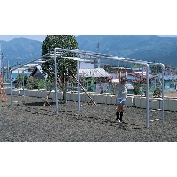 ●主材／GP50A（直径60）●寸法／全長7.3m×全高2.3m×全幅1.3m●無鉛塗装●吊棒B付●本製品は、「遊具の安全に関する規準」JPFA-SP-S:2024に準拠しています。●本製品の鋼材、鋼管は亜鉛メッキ材使用。●※別途基礎工事が...