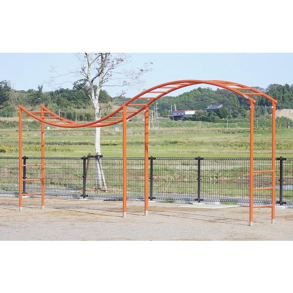 ●主材／直径48.6●寸法／全長5.45m×全高2.23m×全幅0.55m●無鉛塗装●本製品は、「遊具の安全に関する規準」JPFA-SP-S:2024に準拠しています。●本製品の鋼材、鋼管は亜鉛メッキ材使用。●※別途基礎工事が必要となる場合...