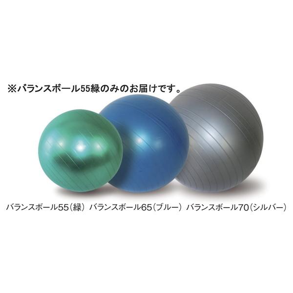 ●アンチバーストバランスボールは、傷ついたり尖ったものが刺さったりした際に、破裂せずゆっくりとしぼむタイプのボールです。●ただし、傷ついたり刺さったりしないことを保証するものではありません。品番：J-8 バランスボール55 緑商品仕様：●最...