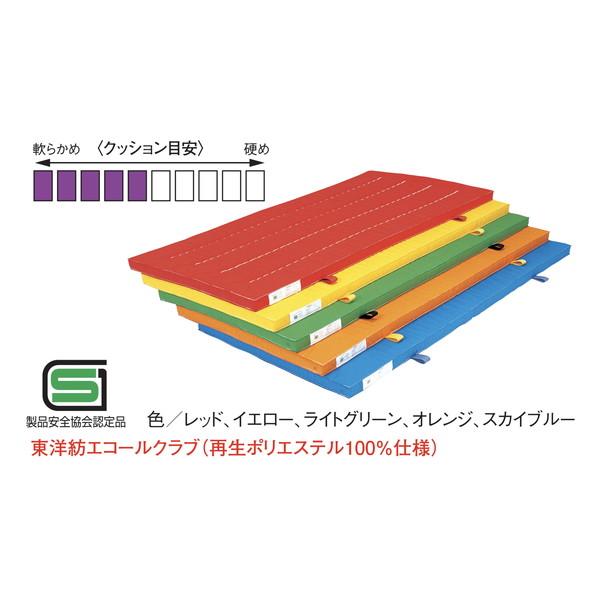 ●エステルカラーは色落ちしません。●又、他の化学繊維にはない感触は、綿帆布より高級です。品番：F-370 エコカラー合成スポンジマット 抗菌防臭帆布使用 120×300cm商品仕様：●寸法／幅120cm×長さ300cm×厚さ5cm●重量／約...